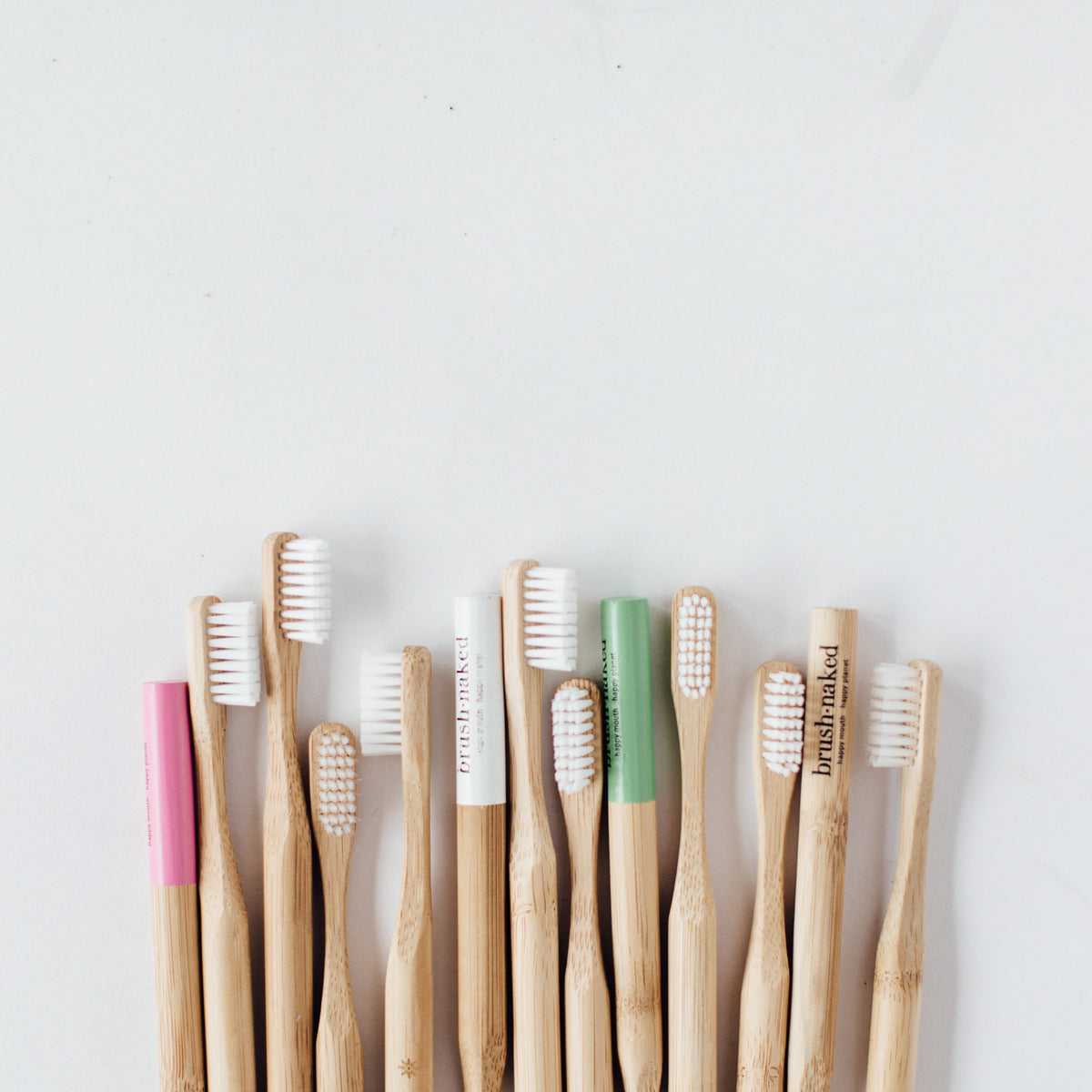 Adult Toothbrushes - 12 Pack – Brush Naked Bamboo Toothbrush Company